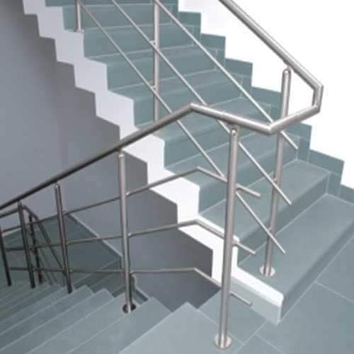 Stainless Steel SS Stair Railing Design – 009 – Adhunik Metal Works
