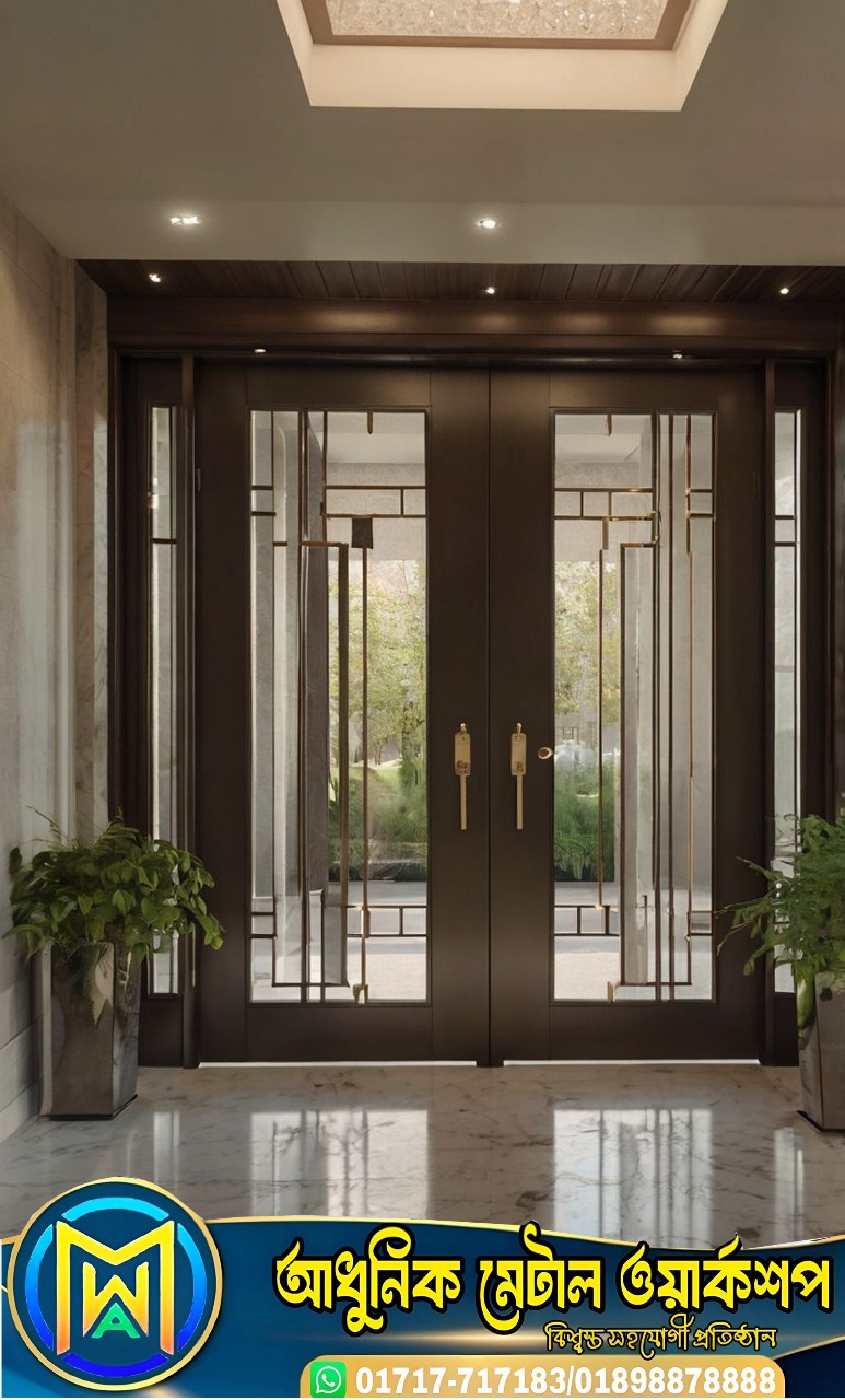 Premium Thai Aluminum Door – 015 | Modern Thai Glass Door Design in ...