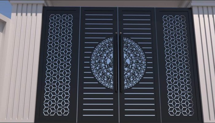 Premium Vietnamese Style Gate – 006 | Luxury Laser-Cut Main Gate Design ...